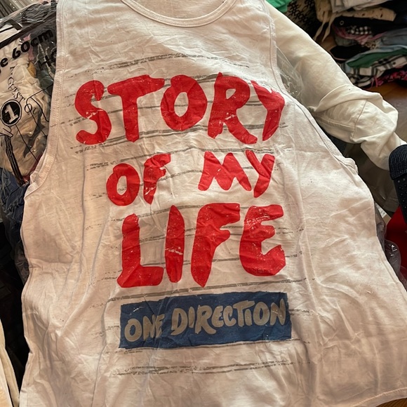 1D | Tops | One Direction Story Of My Life Tank | Poshmark